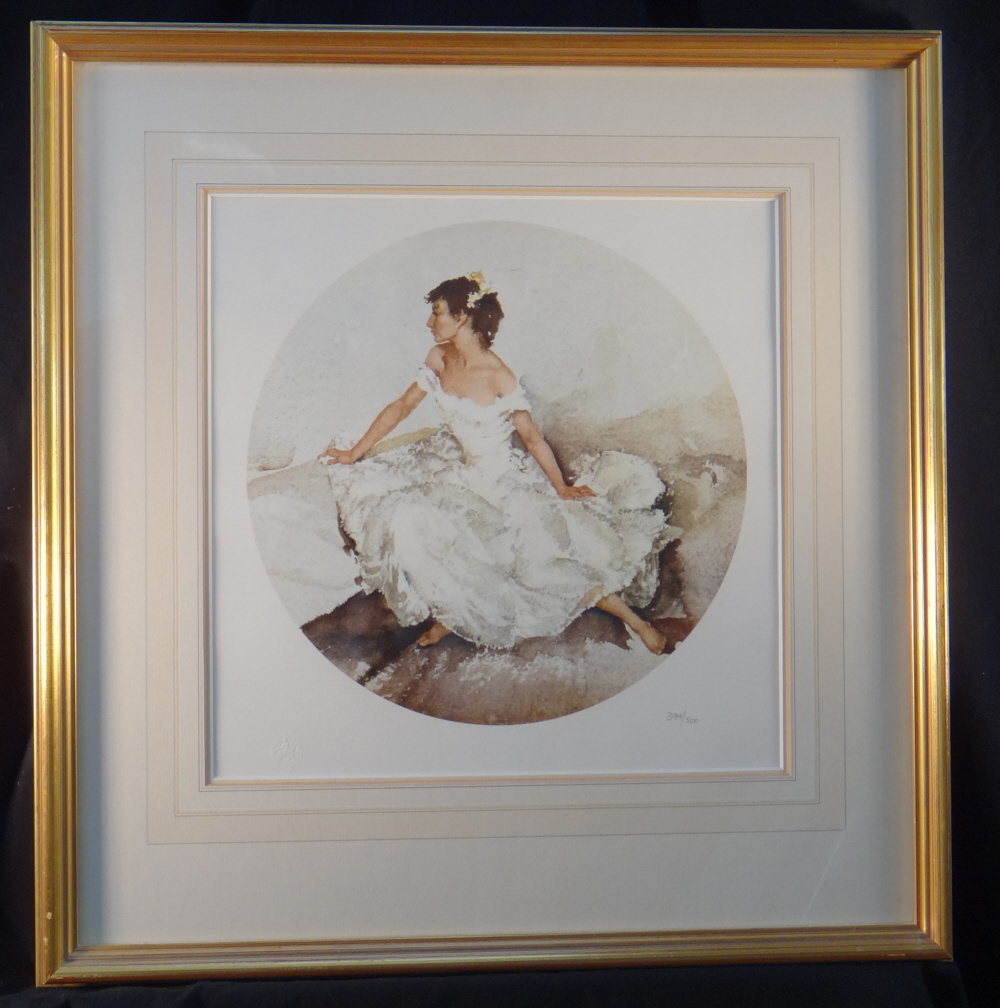 Sir William Russell Flint, original, watercolour, france, cecilia in ...